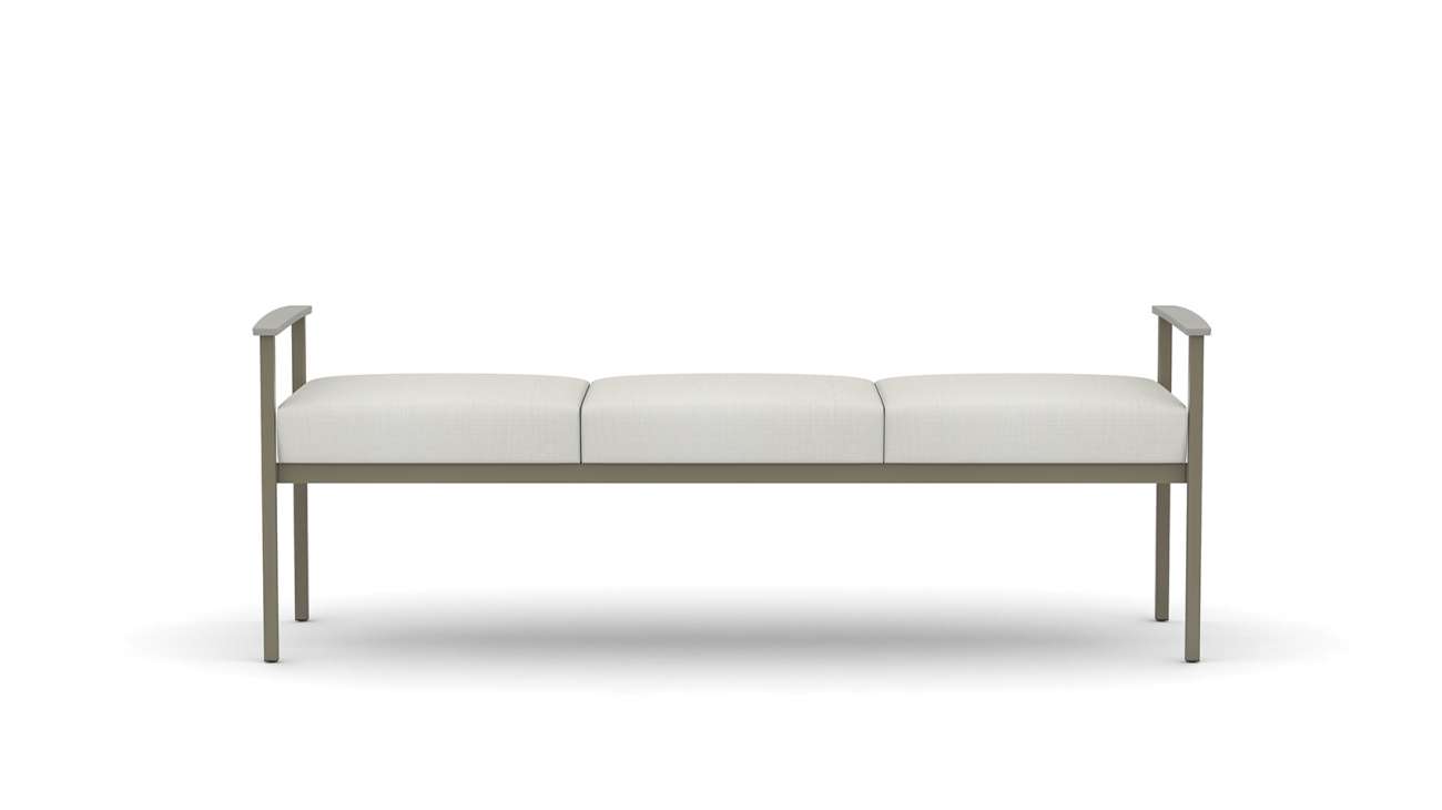 Carolina - Silvr Ion Metal - Bench/ottoman - Product